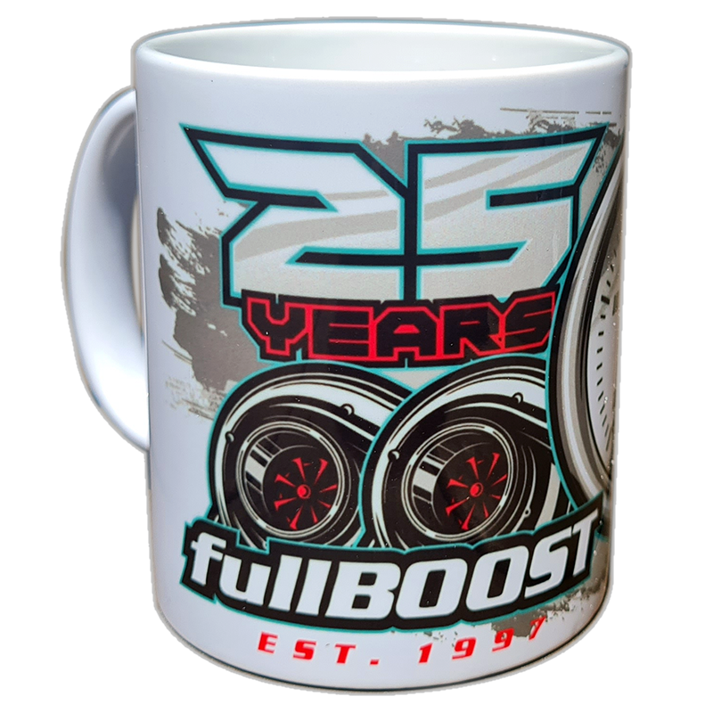 fullBOOST 25 years mug