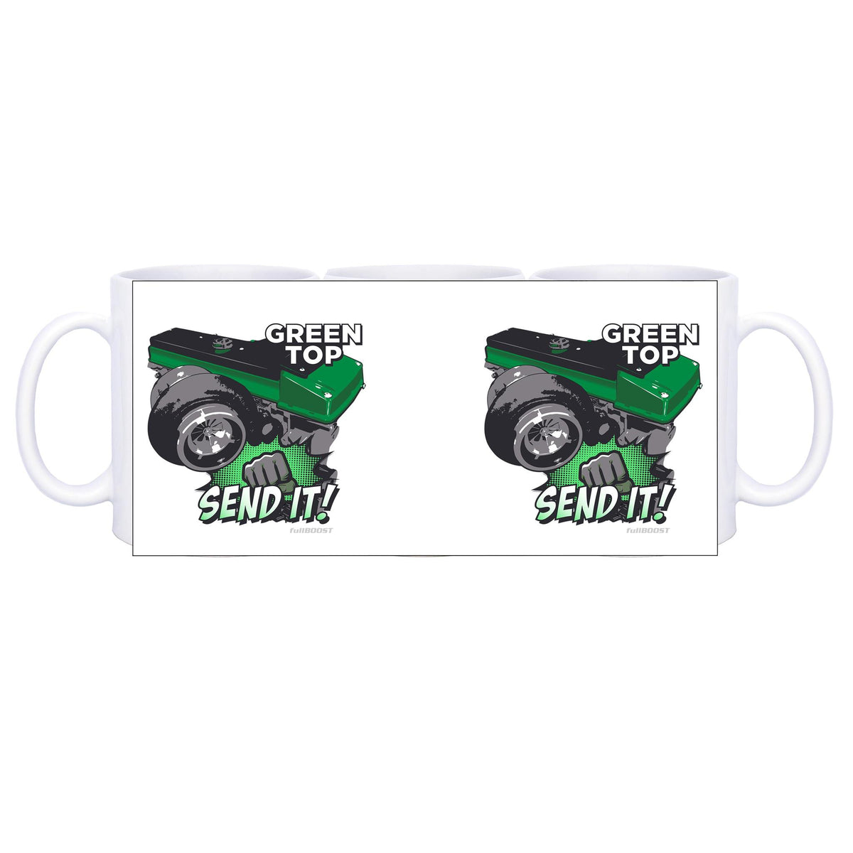 GREEN TOP BARRA ... JUST SEND IT! Mug – fullBOOST
