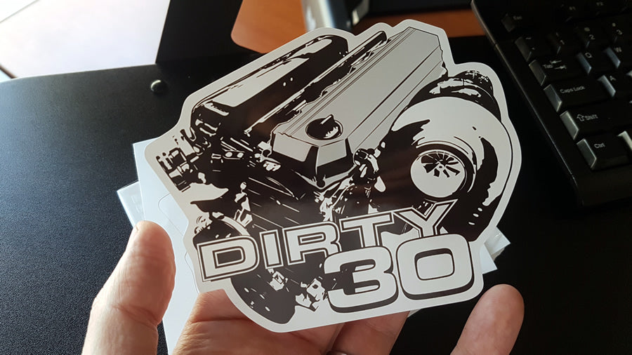 Dirty 30 sticker – fullBOOST